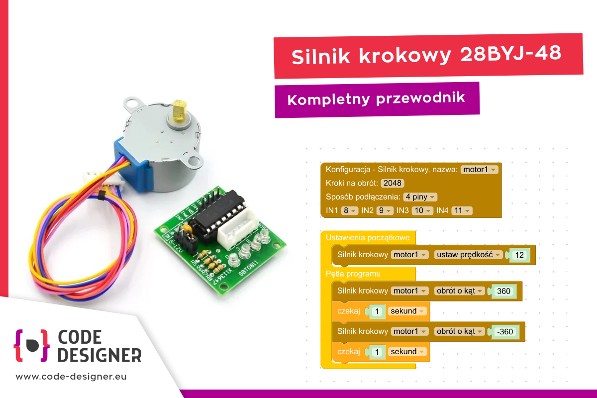 Silnik Krokowy 28BYJ-48 połączenie i sterowanie z Arduino: Kompletny Przewodnik - Code Designer